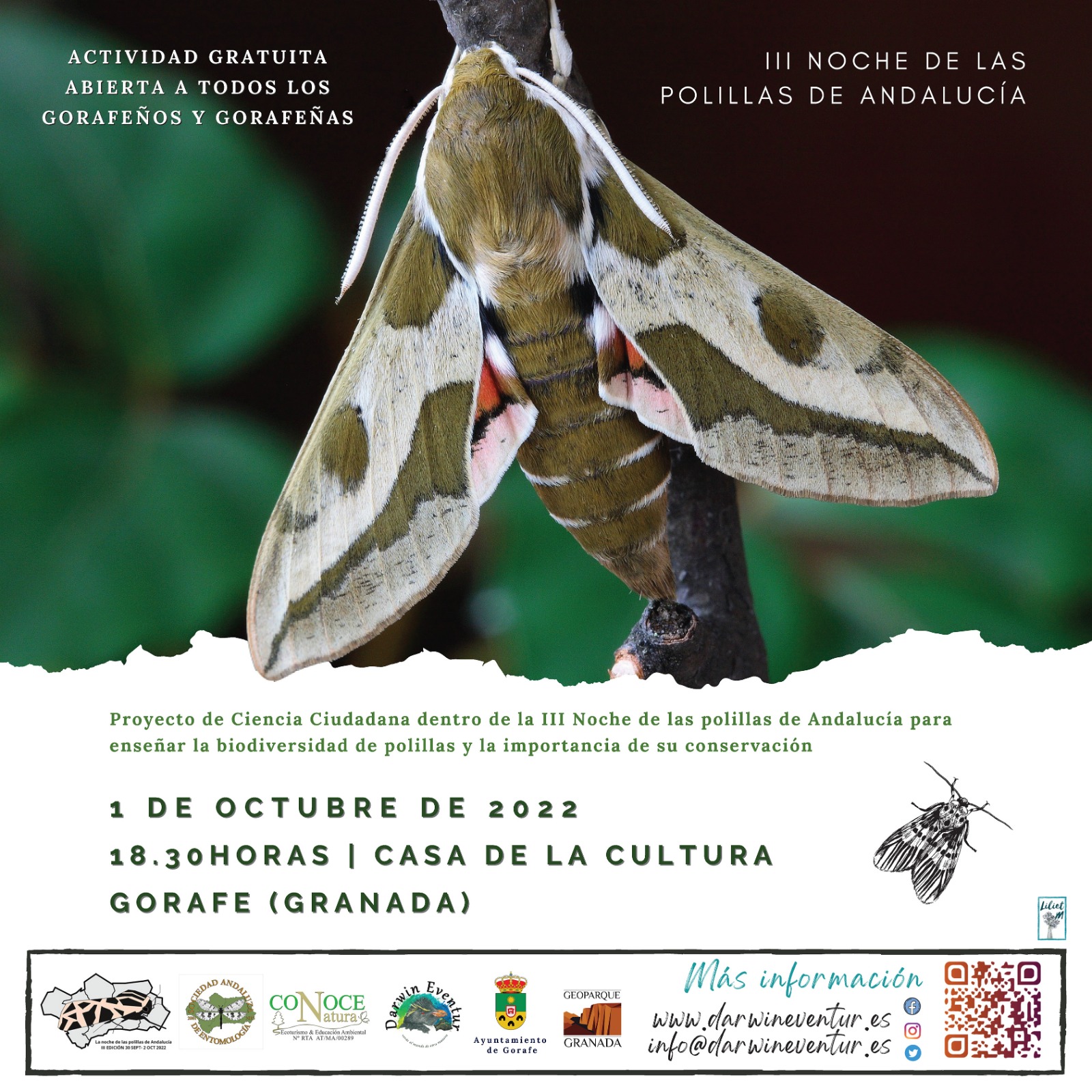 III Noche de las polillas de Andalucía - Turismo y Patrimonio Geoparque ...